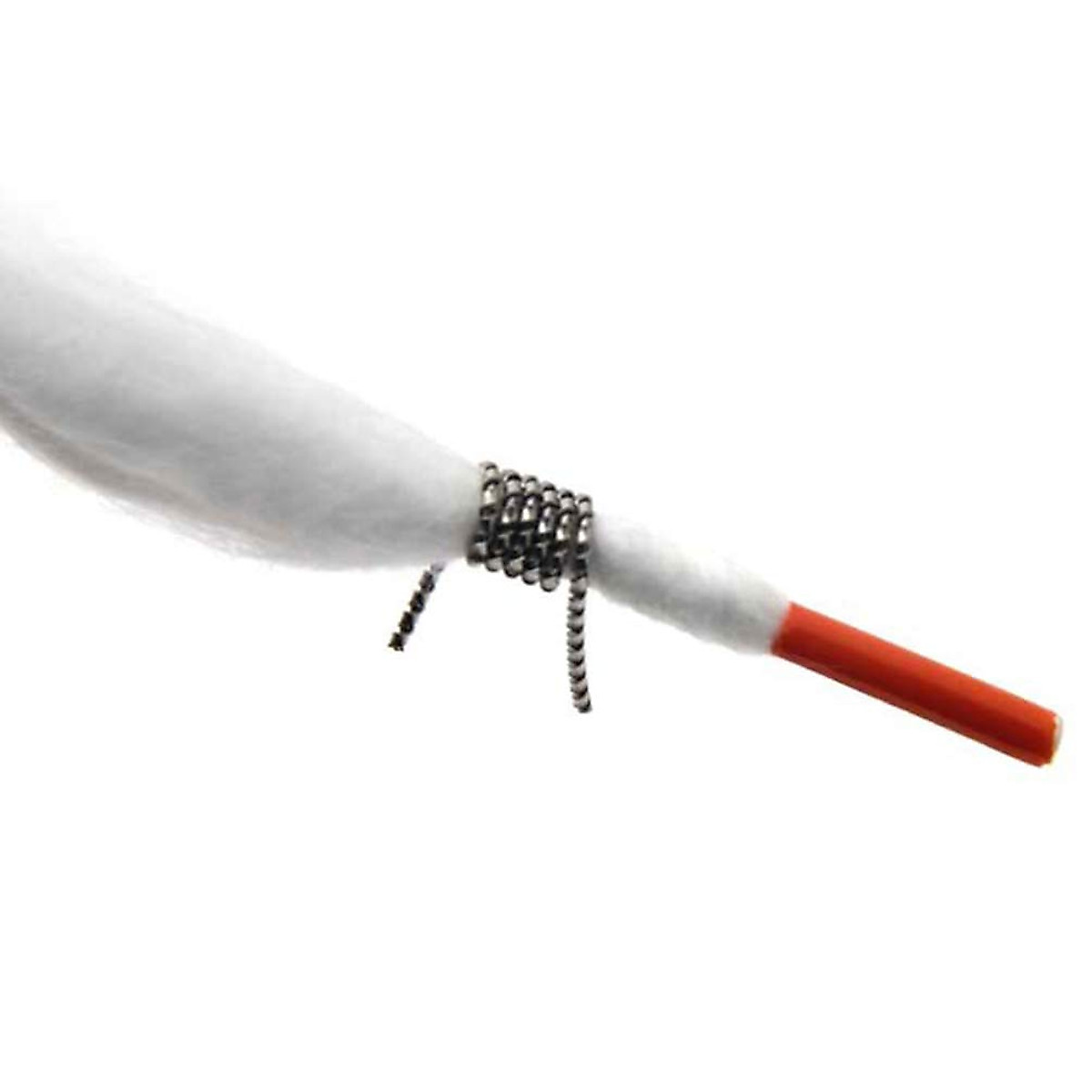 Beavorty 40PCS Organic Shoelace Cotton Sticks Japanese Organic Doctor Shoelaces Cotton Coil Clouds Shoelace Style Cotton Threads Wick