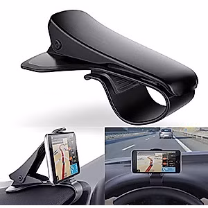 THXCO DishyKooker Universal Clip On Car HUD GPS Dashboard Mount Cell Phone Holder Non-Slip Stand Compatible for 4.7-6.5 inch Smartphones