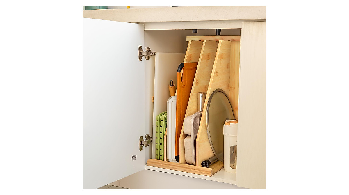Brvclon Kitchen Tray Dividers - Organize Your Cabinets