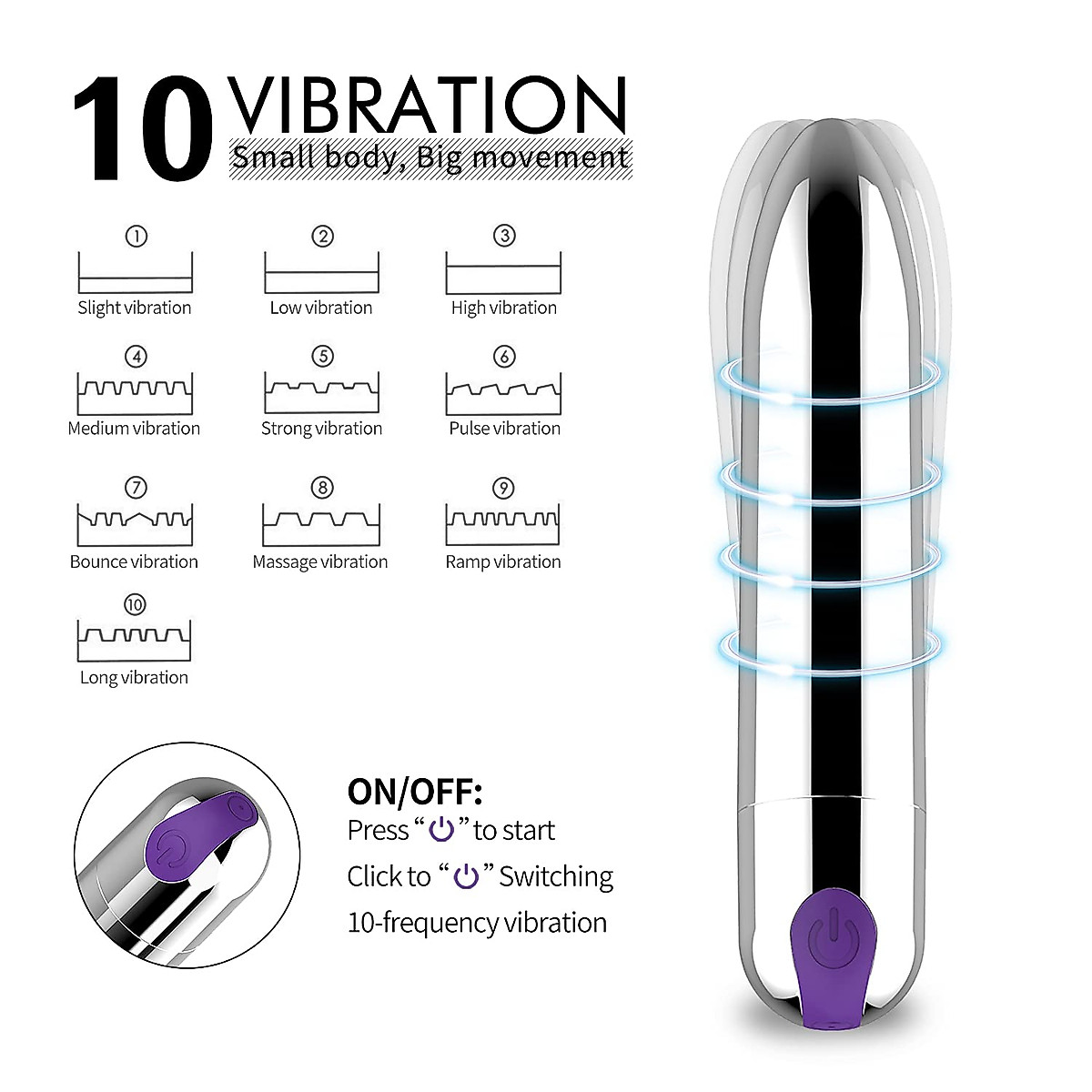 Adult Sex Toys for Women Couples - High Frequency Powerful Female Vibrating Clitoral G spot Vibrator Stimulator, Women's Sex Toy, Vibrators for Woman Adult Sex Pleasure Redeeming Love