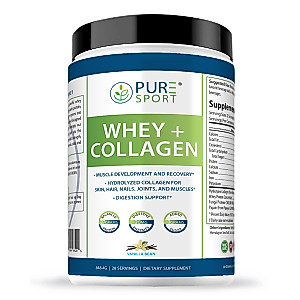 PURE WHEY Protein + Collagen Vanilla Bean