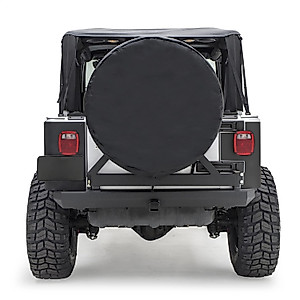 Smittybilt 773515 Denim Black Large Spare Tire Cover