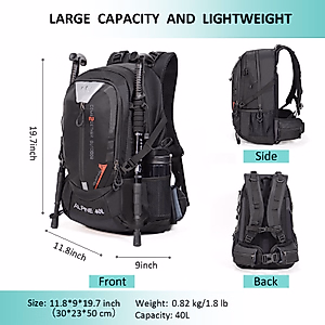 MIAZIB Leather Sling Bag for Men Chest Crossbody Bag Water Resistant Lightweight Sling Bag for Hiking Travel (Black)