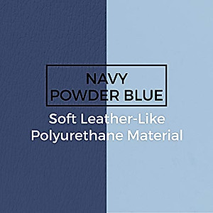 Factory Direct Partners 10422-NVPB SoftScape Lil Personal Space, Cozy and Safe Foam Retreat for Babies and Toddlers to Read, Snack, or Relax - Navy/Powder Blue