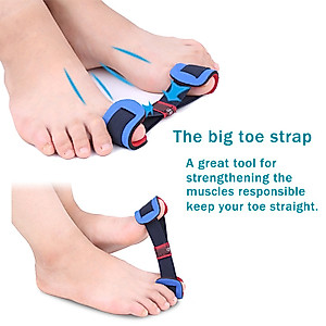 Flyen Bunion Corrector for Women and Men Bunion Pain Relief Protector Sleeves Kit - Relief Pain in Hallux Valgus, Big Toe Spacer Separators Brace Straighteners Splint 1