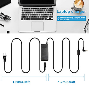 ARyee 14V 3A AC Adapter Power Charger Compatible with Samsung S27a350h S20D340H S20D340HY S22D300BY S22D300HY S22D300NY S22D340HY S24D300HL S24D340H S24D340HL TFT LCD Monitor(6.0 X 4.4mm)