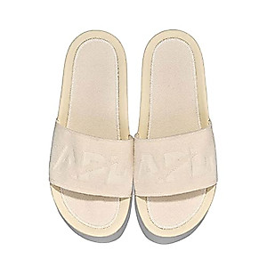 APL: Athletic Propulsion Labs Women's Techloom Velvet Slide, Pristine, 7