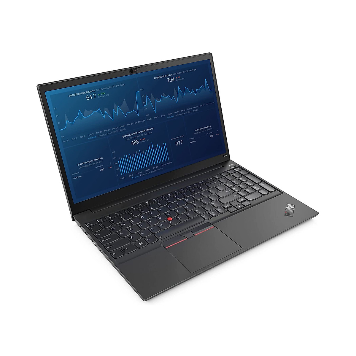 Lenovo ThinkPad E15 Gen 3 Business Laptop, 15.6" Full HD Display, AMD Ryzen 5 5500U Processor, 16GB DDR4 RAM, 512GB SSD, USB Type-C, Webcam, HDMI, Wi-Fi, Bluetooth, Windows 10 Pro, Black