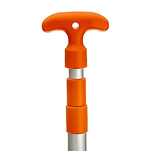 Attwood Emergency Telescoping Paddle for Boating, Collapsible, 24-inch to 54-inch, Orange