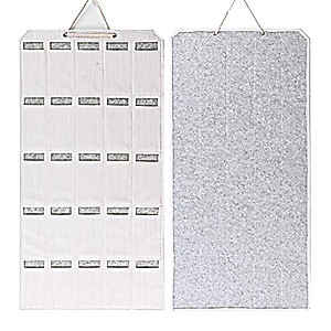 ESINGMILL Sunglasses Hanging Organizer, Eyeglass Storage Wall Mount Glasses Display Holder Pocket Hanger on Door