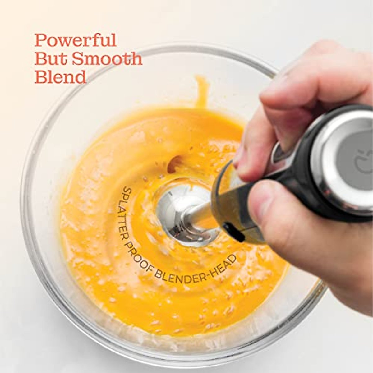 Multi-Use Immersion Blender, Hand Blender with Powerful Copper Motor 800W, High Speed, Turbo Mode, 3 in 1 Handheld Blender Stick Stainless Steel Blades, Whisk, Beaker with Measuring Marks, and Chopper