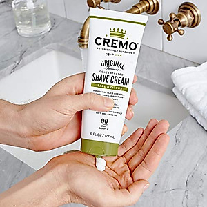 Cremo Barber Grade Sage & Citrus Shave Cream, Astonishingly Superior Ultra-Slick Shaving Cream Fights Nicks, Cuts and Razor Burn, 6 Fl Oz (2 Pack)