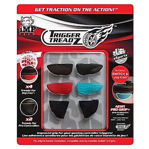 Snakebyte Trigger Treadz - Joy-Con and Pro Controller 6-Pack (Nintendo Switch) - Nintendo Switch