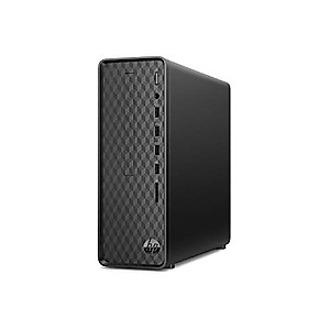 HP S01-pf1013w Slim Desktop Celeron G5900 3.4GHz Intel UHD Graphics 610 4GB RAM 1TB HDD Win 10 Home Black