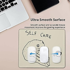 Jakayla Frog Mouse Pad with Non Slip Rubber Base, Mousepad with Stitched Edge, Waterproof Cute Gaming Mouse Pad for Computer Home Office Gaming Working 9.5" x7.9" - Self Care 165A