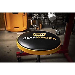 GEARWRENCH Adjustable Height Swivel Shop Stool, 26" To 31" - 86992