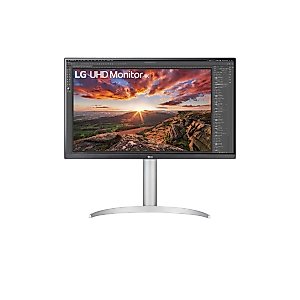 LG 27” 27BP85UN-W IPS 4K UHD Computer Monitor with USB Type-C™, VESA Display HDR™ 400, AMD FreeSync™ & Adjustable Stand