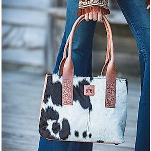 STS Ranchwear Women's Casual Everyday Multifunctional Yipee Kiyay Collection Tote Shoulder Bag, Multi