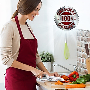 MIU Santoku Knife 7 inch, Multipurpose for Chef with Comfortable Plastic Handle