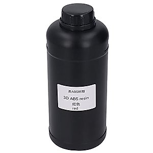 Photopolymer Resin, 1000ml 3D Printer Resin 365-405nm Better Effects Good Strength for DIY(Red)