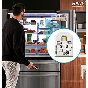 HPUY WR55X11132 WR55X25754 LED Light for GE Refrigerator Replace WR55X30602 WR55X26486 PS4704284 3033142 EAP12172918 AP6261806 5PCS