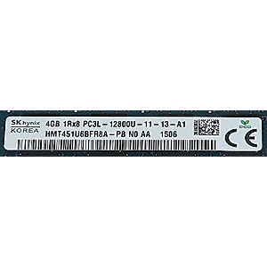 HYNIX - IMSOURCING SK 4GB DDR3 SDRAM Memory Module - for Desktop PC, Workstation - 4 GB - DDR3-1600/PC3L-12800 DDR3 SDRAM - 1600 MHz - CL11-1.35 V - Non-ECC - Unbuffered - 240-pin - DIMM