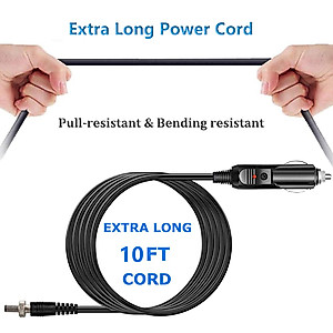 VHBW Car Adapter 12V Replacement for All Nexstar Telescopes CGEM, CGEM II, CGEM DX, CPC, CPC Deluxe HD, Advanced VX Series Replacement NexStar Telescope Car Cigarette Plug Charger Adapter