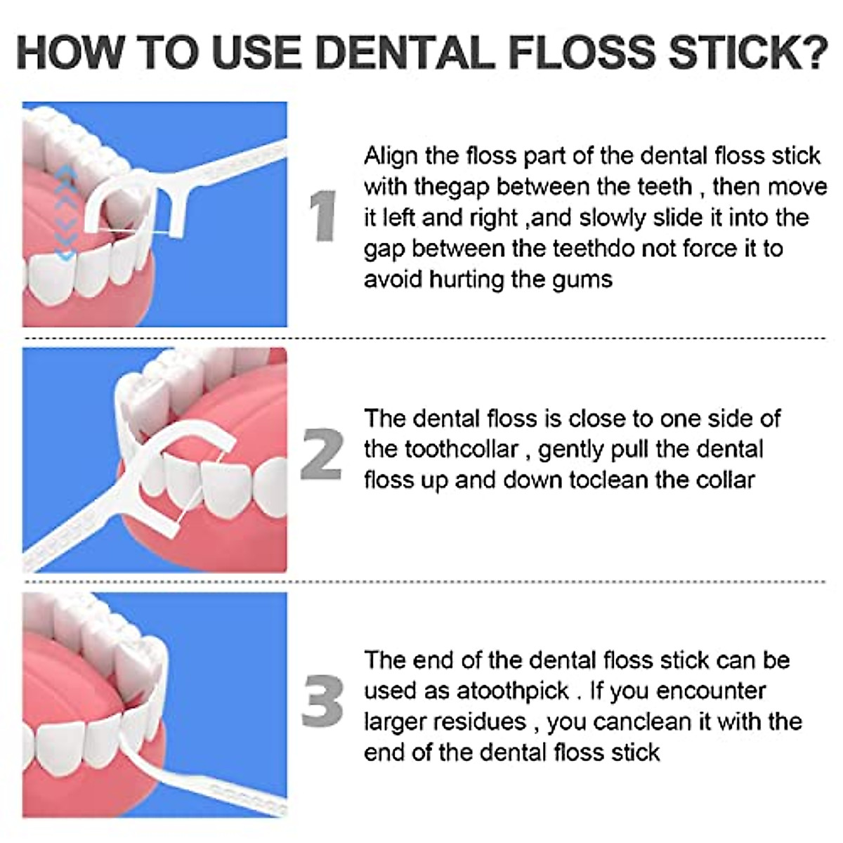 Portable Dental Floss Picks Refillable Dispenser,Travel Reusable Glide Floss Pink Case Toothpick Flosser Sticks Holder for Teeth Cleaning,Purse,Bathroom,Adults,Braces,Kids,Personal Care Products,Car