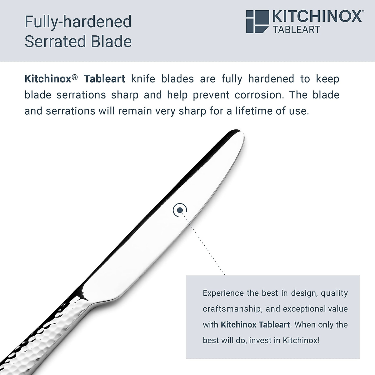 Kitchinox Perles 20-piece Stainless Steel Silverware Set, Flatware Service for 4