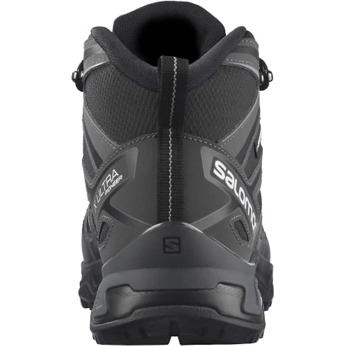 Salomon Men's X Ultra Pioneer Climasalomon Waterproof Climbing Shoe, Black/Magnet/Monument, 12