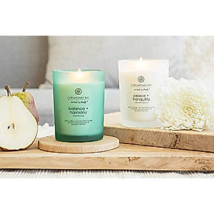 Chesapeake Bay Candle Scented Candles, Peace + Tranquility & Balance + Harmony, Medium (2-Pack)