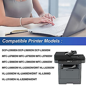 TcxLink (2 Pack) TN-850 TN850 High-Yield Toner Cartridge Replacement for Brother TN850 DCP-L5500DN MFC-L6700DW MFC-L5700DW HL-L6200DW/DWT Printer Toner.