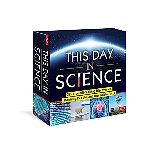 2023 This Day in Science Boxed Calendar: 365 Groundbreaking Discoveries, Inspiring People, and Incredible Facts (Daily Calendar, Office Desk Gift for Him or Her)