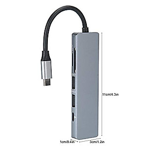 USB Hub Adapter Intelligent Type‑C Docking Station Adapter Docking Station Adapter Computer for Travel Home