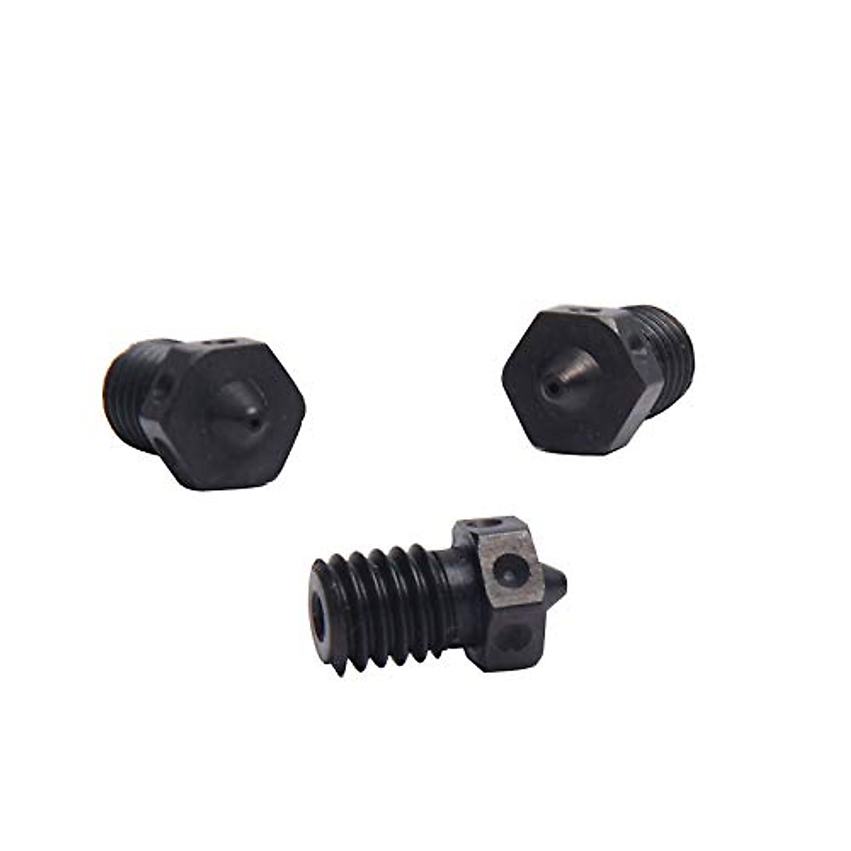 1piece Hardened Steel Nozzle V6 Nozzle 0.25/0.4/0.5/0.6mm for 1.75mm V6 Hotend Prusa Printing PEI PEEK or Carbon Fiber Filament use (1x 0.6mm)