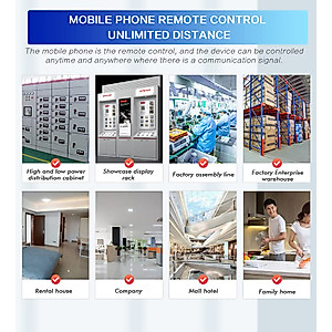 AT4PW 100A Tuya WiFi Din Rail Smart Switch Remote Control AC 220V 110V Digital Power Energy Volt Amp Kwh Frequency Factor Meter
