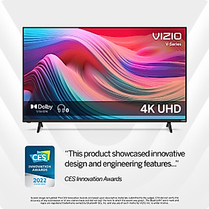 VIZIO 65-Inch V-Series 4K UHD LED Smart TV with Voice Remote, Dolby Vision, HDR10+, Alexa Compatibility, V655-J09, 2022 Model