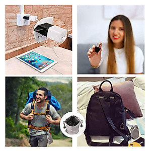 Inovat 8 PCS American USA to European Outlet Plug Adapter