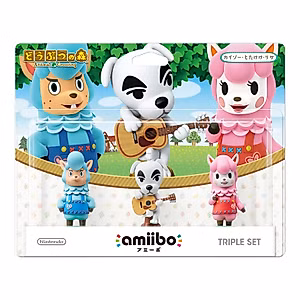 amiibo triple set Kaizo / Totakeke / Lisa Compatible with Animal Crossing series nintendo_wii_u,nintendo_3ds