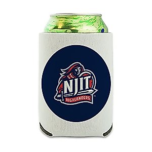 New Jersey Institute of Technology Primary Logo Can Cooler - Drink Sleeve Hugger Collapsible Insulator - Beverage Insulated Holder