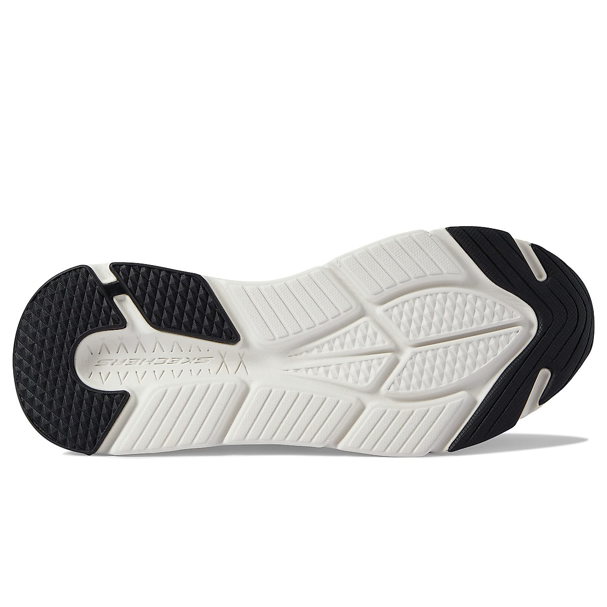 Skechers Women's Hands Free Slip-Ins Max Cushioning Elite-Smooth Transition Sneaker, Black/White, 8