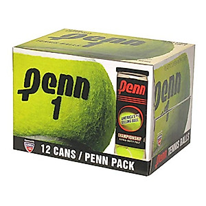 Penn Championship Extra Duty Tennis Balls (Pack of 12 Cans) (36 Balls)