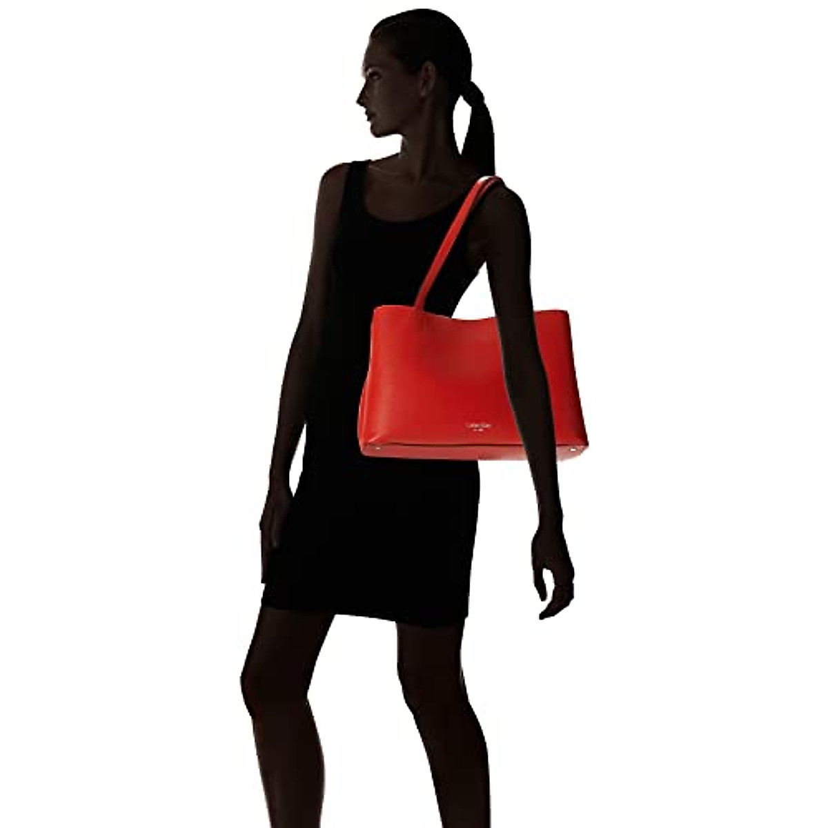 Calvin Klein Adeline Triple Compartment Tote, Spicy Orange