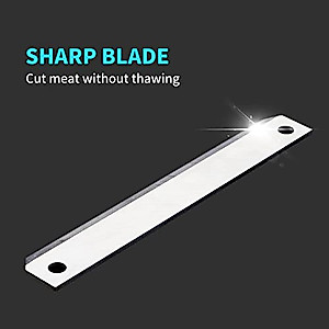 VETAKING Manual Frozen Meat Slicer Food Slicer Kitchen Meat Slicer Bread Cheese Fruit & Vegetable Stainless Beef Cutter Cutter Machine for Home Cooking of Hot Pot Shabu Shabu Korean BBQ