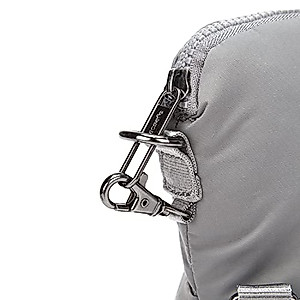 Pacsafe Women's Citysafe CX Anti Theft Convertible Crossbody, ECONYL Gravity Gray