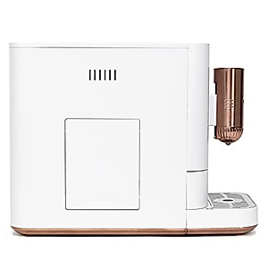 Café Affetto Automatic Espresso Machine | Brew in 90 Seconds | 20 Bar Pump Pressure for Balanced Extraction | Five Adjustable Grind Size Levels | WiFi Connected for Drink Customization | Matte White