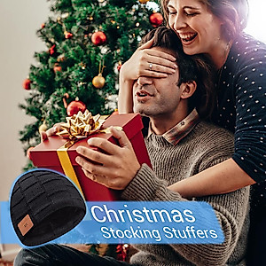 EverPlus Bluetooth Beanie for Men Hat Women Men Gifts Stocking Stuffers Adults