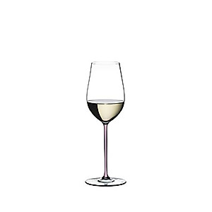 Riedel Fatto A Mano Riesling Glass, 1 Count (Pack of 1), Pink