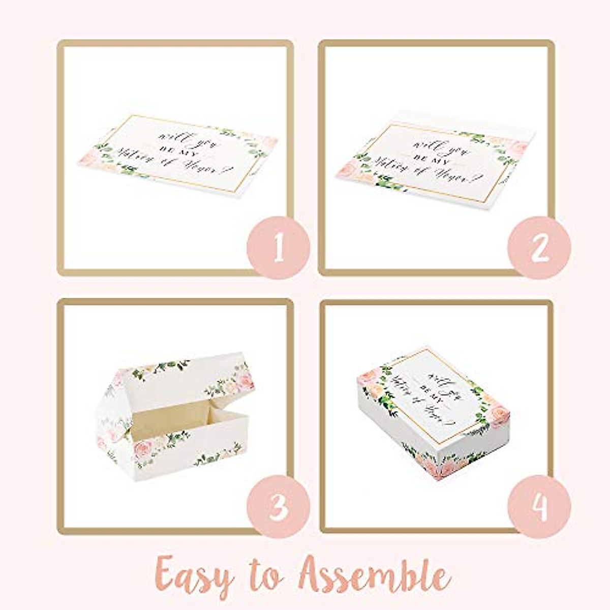 Matron of Honor Proposal Box | 1 pack | Matron of Honor Box | Matron of Honor Proposal Gift | Floral Design