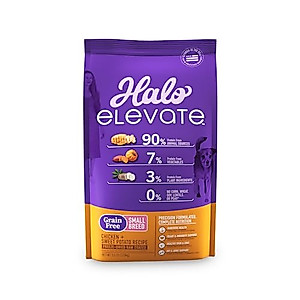 HALO Elevate Dry Dog Food, Grain Free Chicken Recipe, Small Breed, 3.5lb